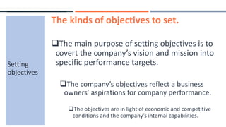 Lesson 1 the kinds of objectives to set | PPT