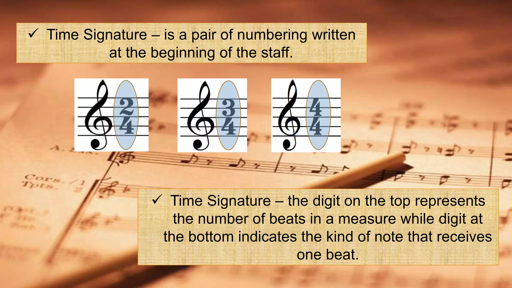 Lesson 1 Time signature | PPTX
