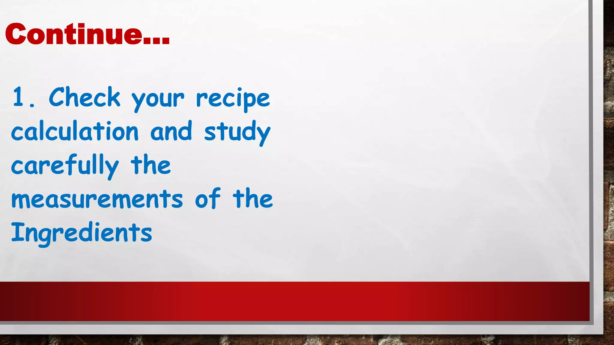 preparing kitchen tools and equipment and the ingredients- GRade 10 | PPTX