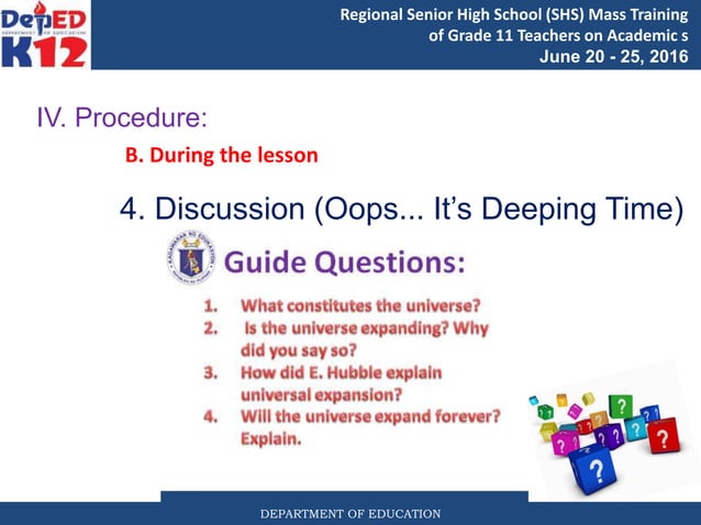 Grade 11 Earth & Life Science Lesson 1 | PPTX