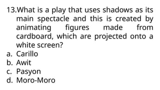 Lesson 1 Traditions and Locations The Filipino Poem (A Long History of ...