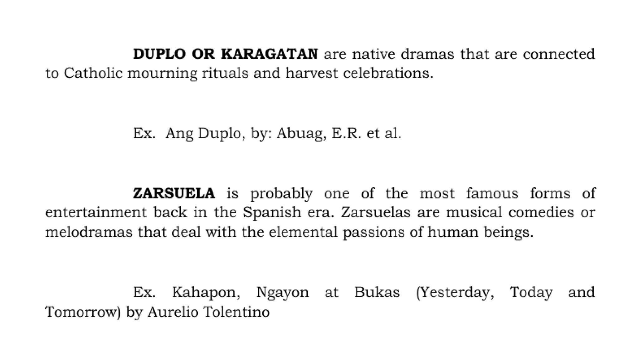 Lesson 1 Traditions and Locations The Filipino Poem (A Long History of ...