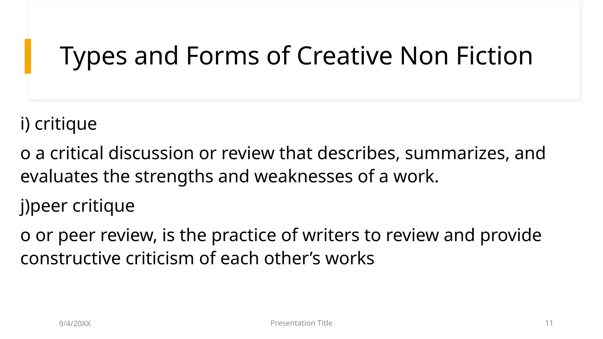 Lesson 1 Types and Forms of Creative Non Fiction.pptx