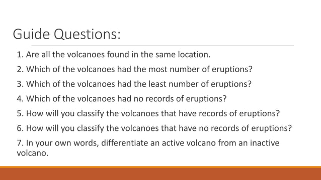 Types of Volcanoes based on structure and activity.pptx | Geography ...