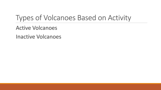 Types of Volcanoes based on structure and activity.pptx | Geography ...