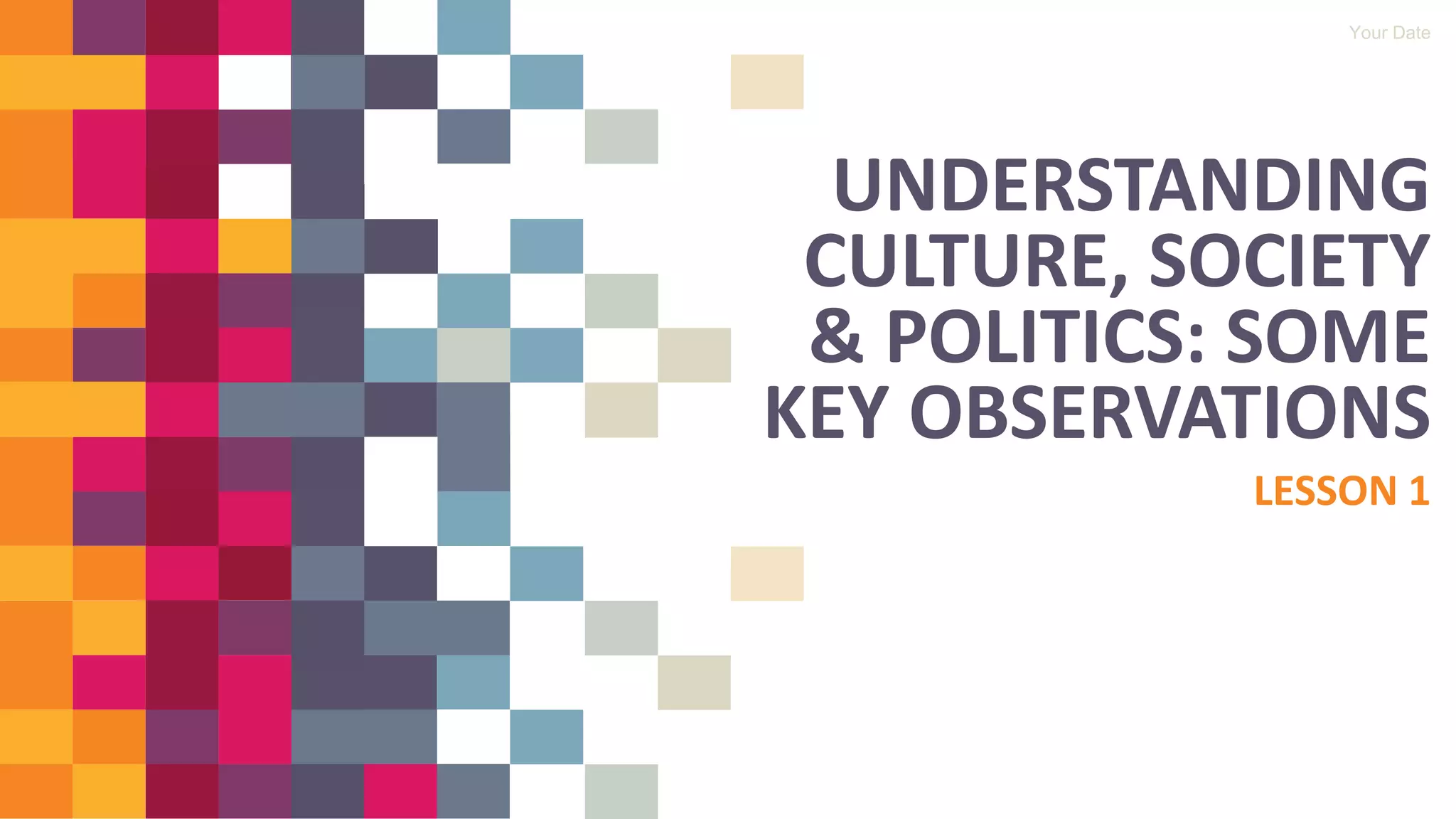 [Lesson 1] UCSP: Some Key Observations | PPTX