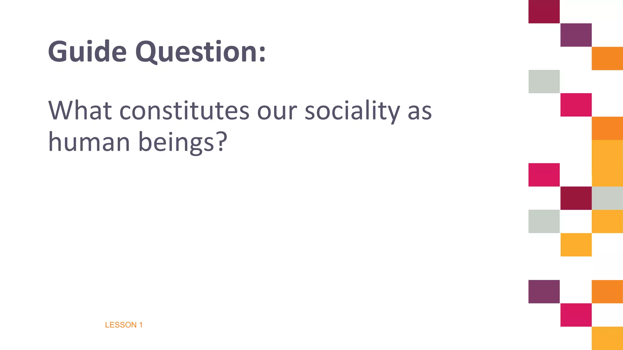 [Lesson 1] UCSP: Some Key Observations | PPTX