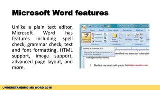 Lesson 1 UNDERSTANDING MS WORD 2016.pptx
