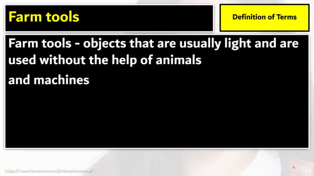 Agri-Crop Production - Lesson 1 use farm tools and equipment | PDF ...