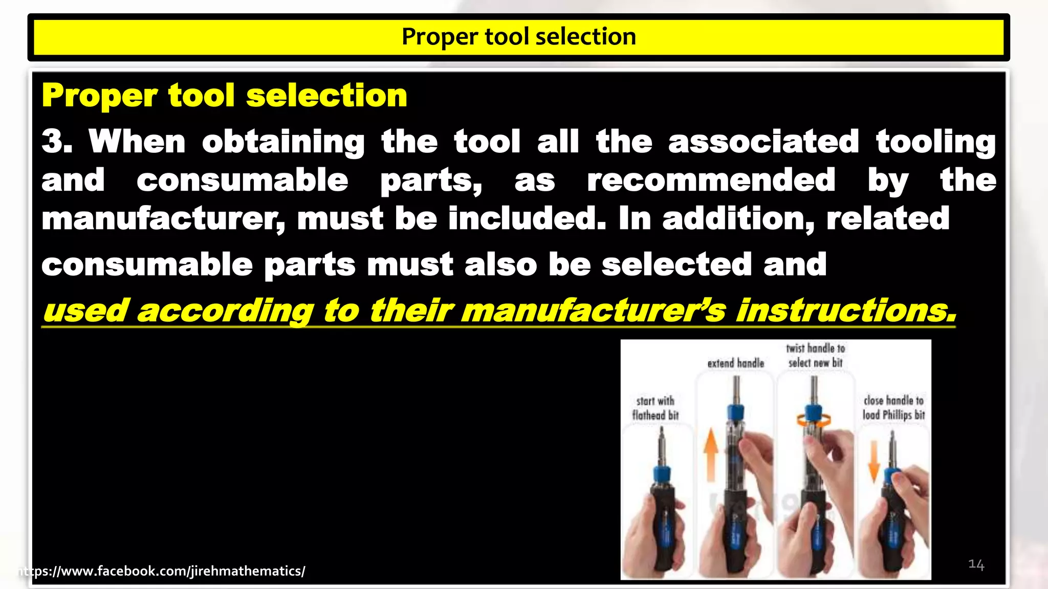 ICT: Computer Hardware Services - Lesson 1 use hand tools by Je-Jireh ...
