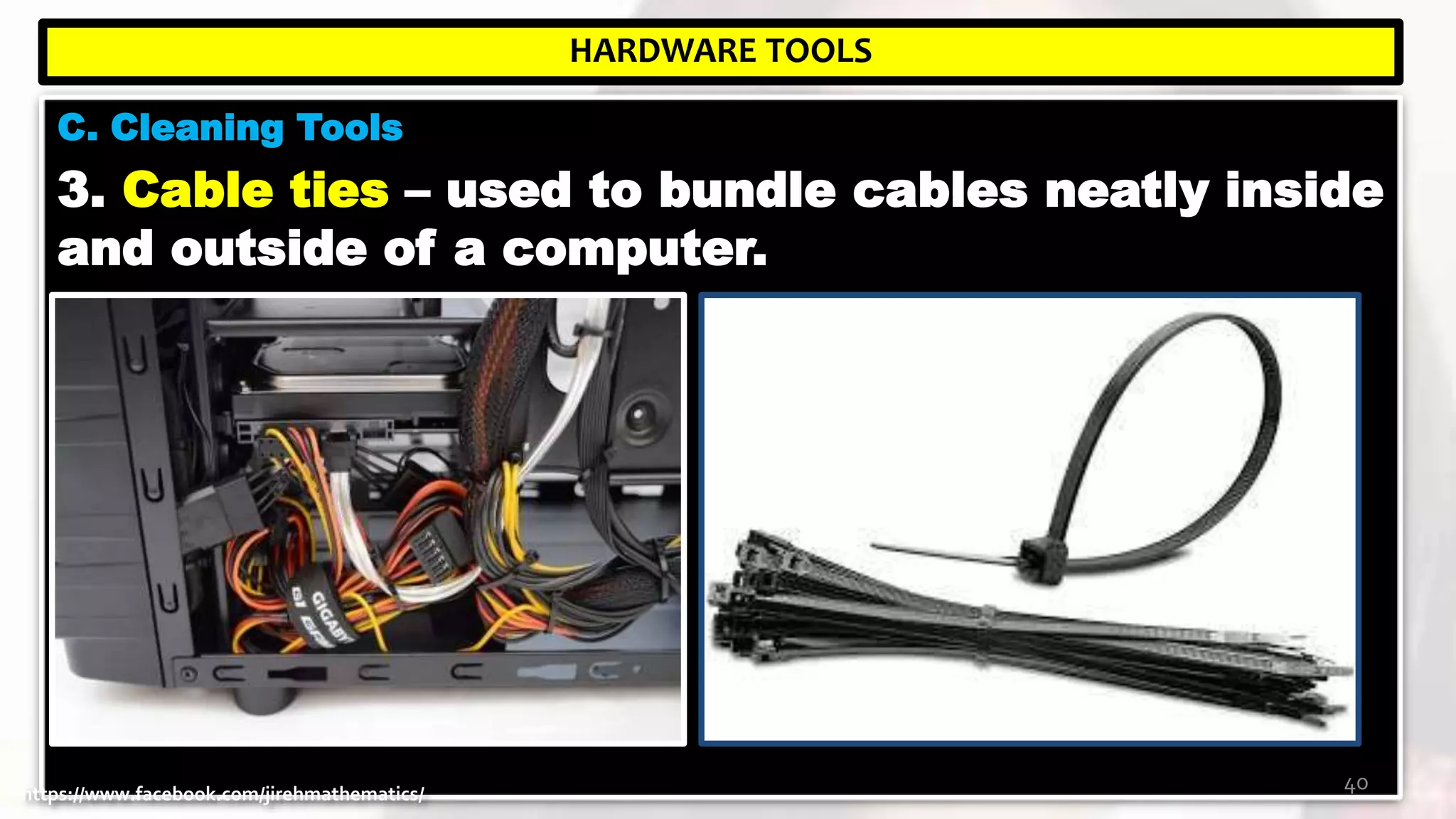 ICT: Computer Hardware Services - Lesson 1 use hand tools by Je-Jireh ...