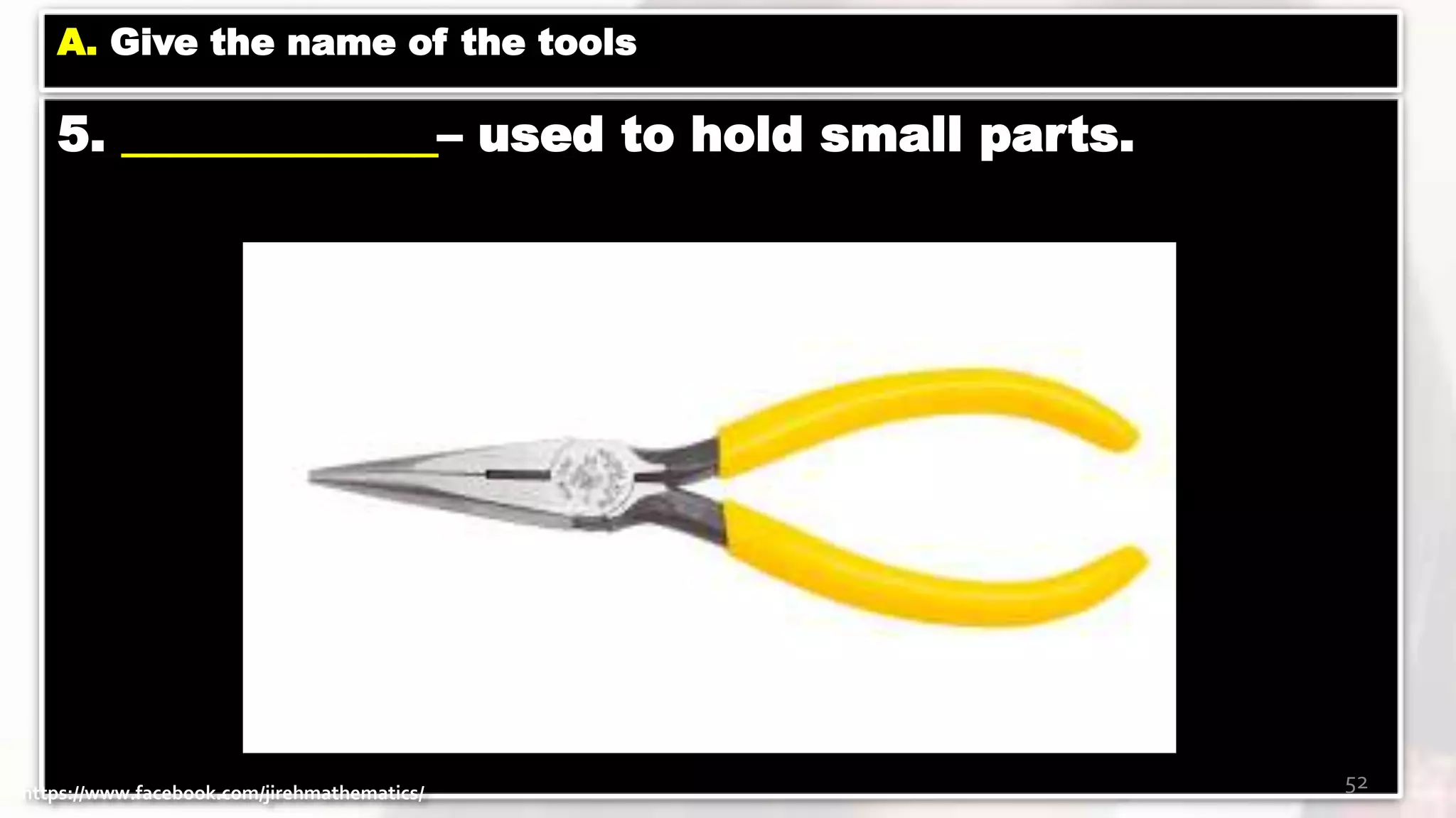 ICT: Computer Hardware Services - Lesson 1 use hand tools by Je-Jireh ...