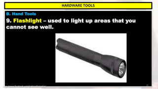 ICT: Computer Hardware Services - Lesson 1 use hand tools by Je-Jireh ...