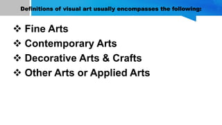 Lesson 1 VISUAL ARTS DOMAIN.pptx