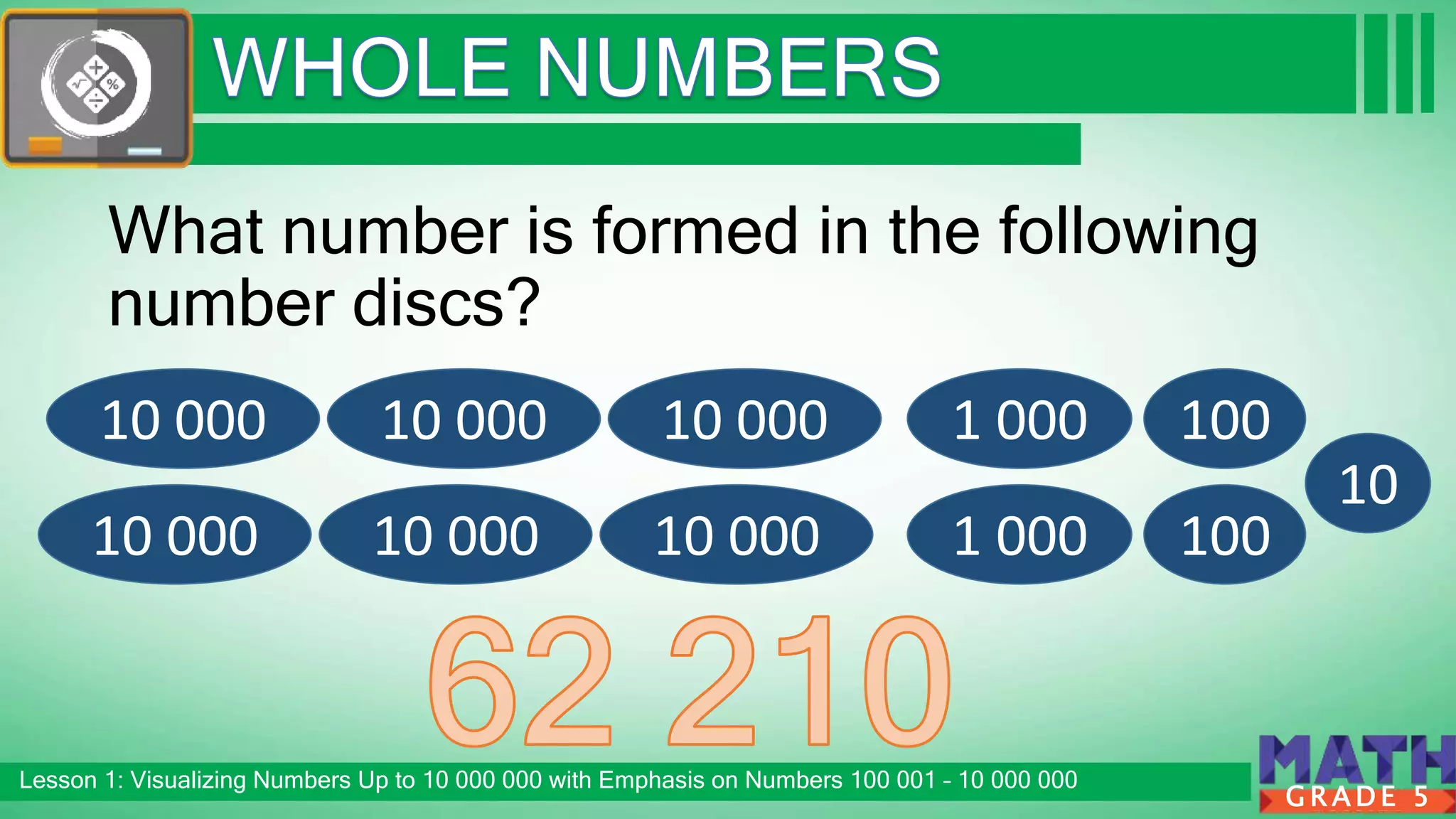Math 5 Grade 5 1st Quarter Lesson 1 | PPTX