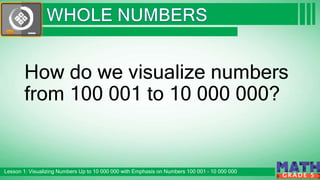Math 5 Grade 5 1st Quarter Lesson 1 | PPTX