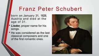 Music 9 Q4 Lesson 1 vocal music composers | PPTX