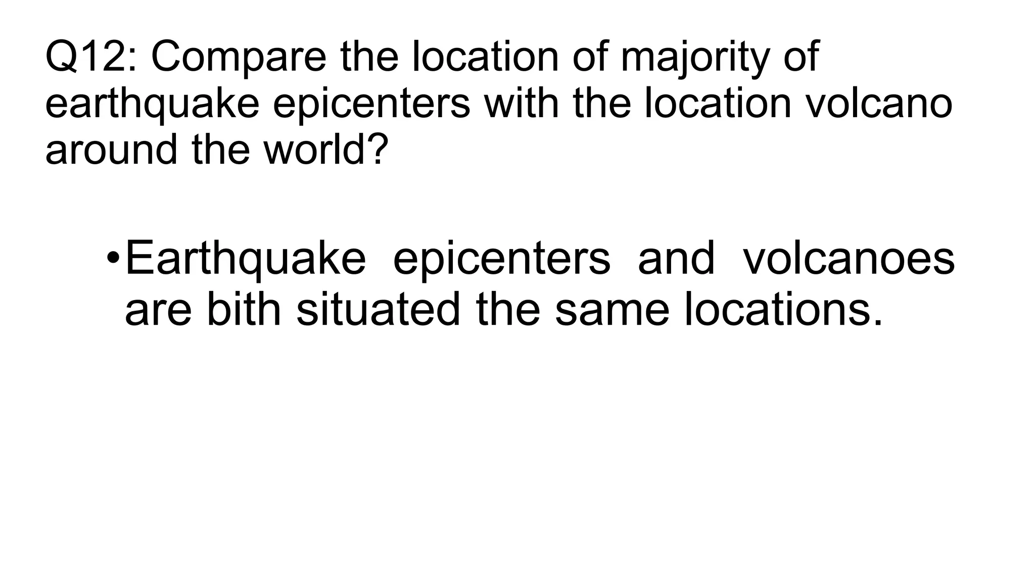 Lesson 1_ Volcanoes, Earthquake and Mountain Ranges.pptx | Geology ...