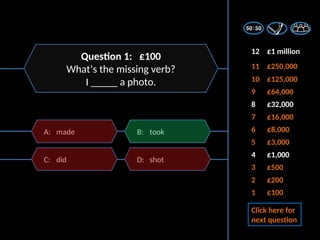 Lesson 1elementary warm up millionaire game.ppt