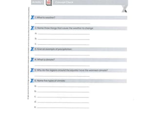 Lesson 1 Weather & Climate.pptx | Weather | Science