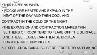 Lesson 1 in Earth and Life Science - Weathering | PPTX