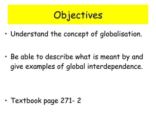 Lesson 1 What Is Globalisation | PPT