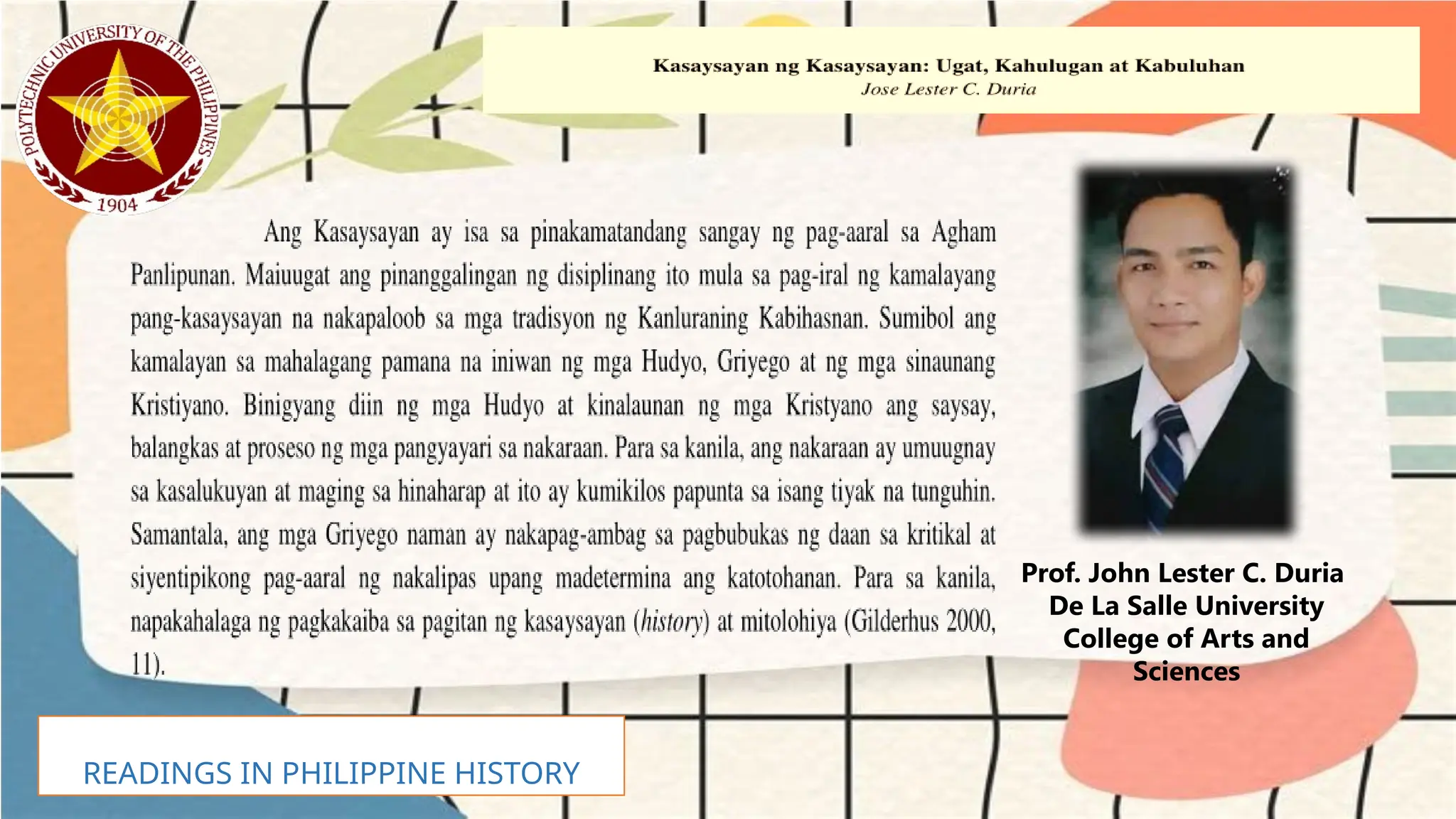 LESSON 1_WHAT IS HITORY(RPH_Polytechnic University of the Philippines).pptx
