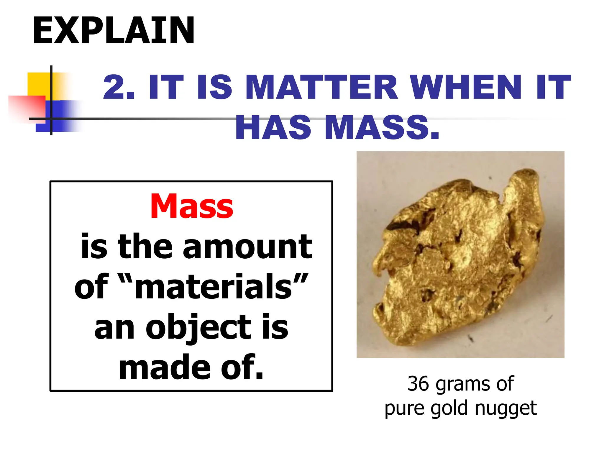 GRADE 8 LESSON WHAT IS MATTER/ DIFERENCE BETWEEN MATTER AND NON MATTER ...