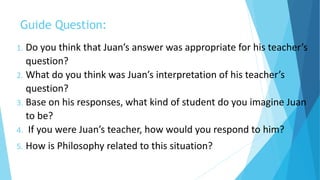 Lesson 1 what is philosophy | PPTX