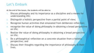 Lesson 1 what is philosophy | PPTX