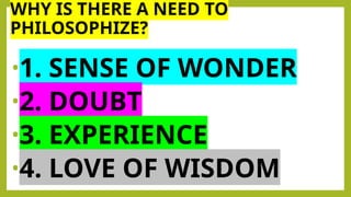 Lesson 1 WHAT IS PHILOSOPHY. powerpoint presentation | PPTX