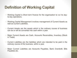 Lesson 1 working capital | PPT