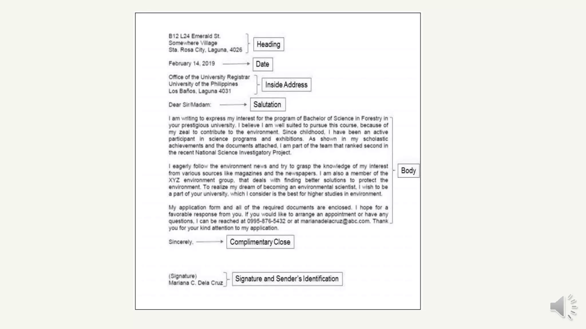 Writing Application Letters | PPTX