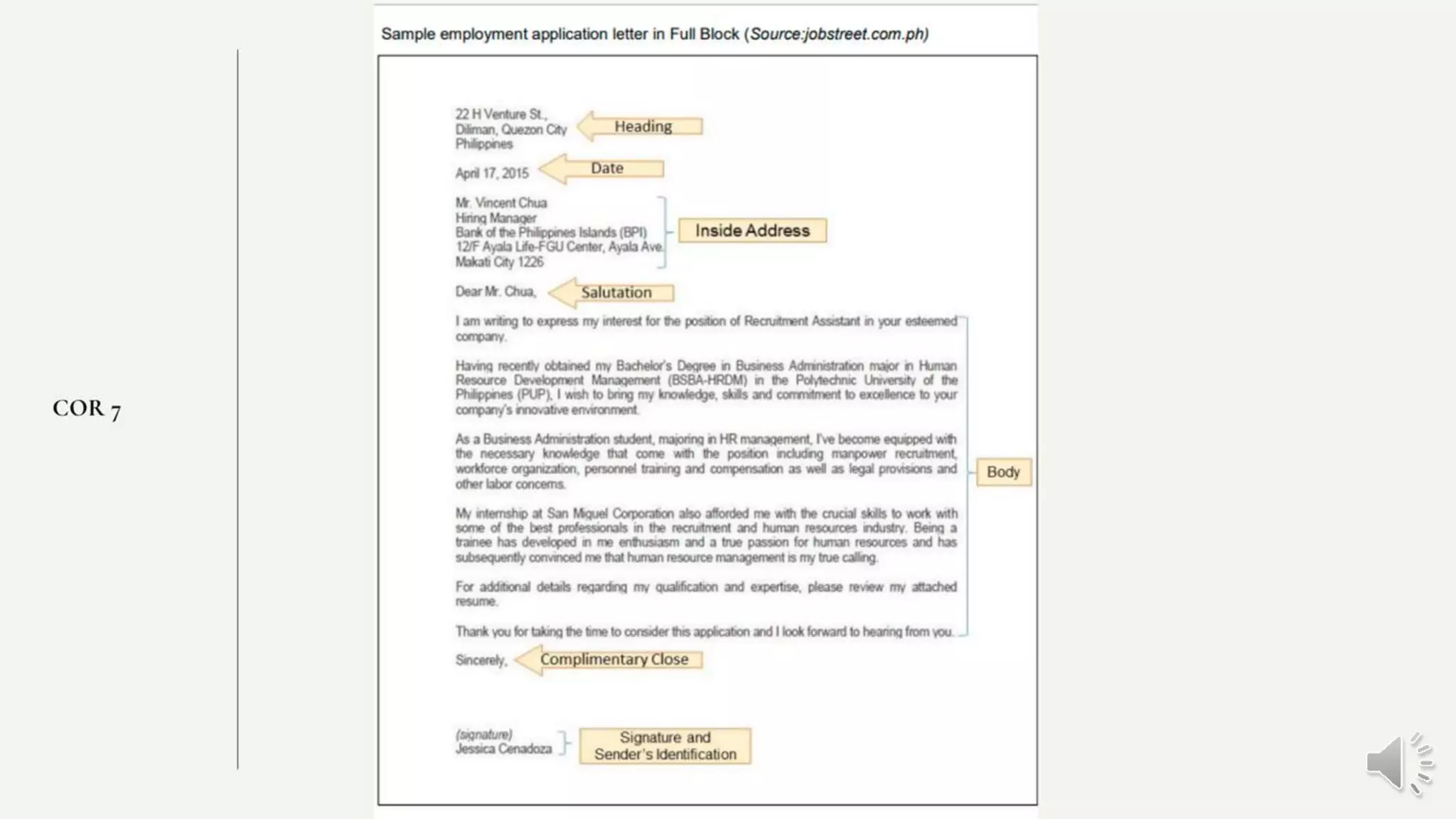 Writing Application Letters | PPTX