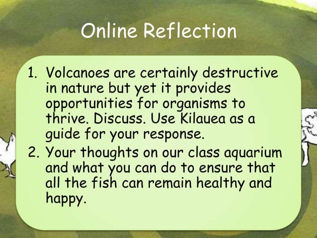 The Environment - Lesson 2 - Unfavourable and Favourable Conditions in ...