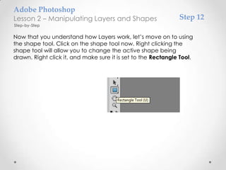 Photoshop Lesson 2 | PPTX