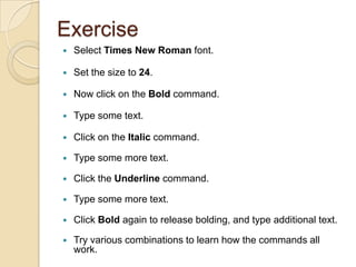 Microsoft Office Word 2007 - Lesson 2 | PPT