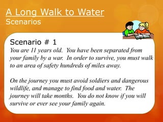 A Long Walk to Water - Lssn2 | PPTX