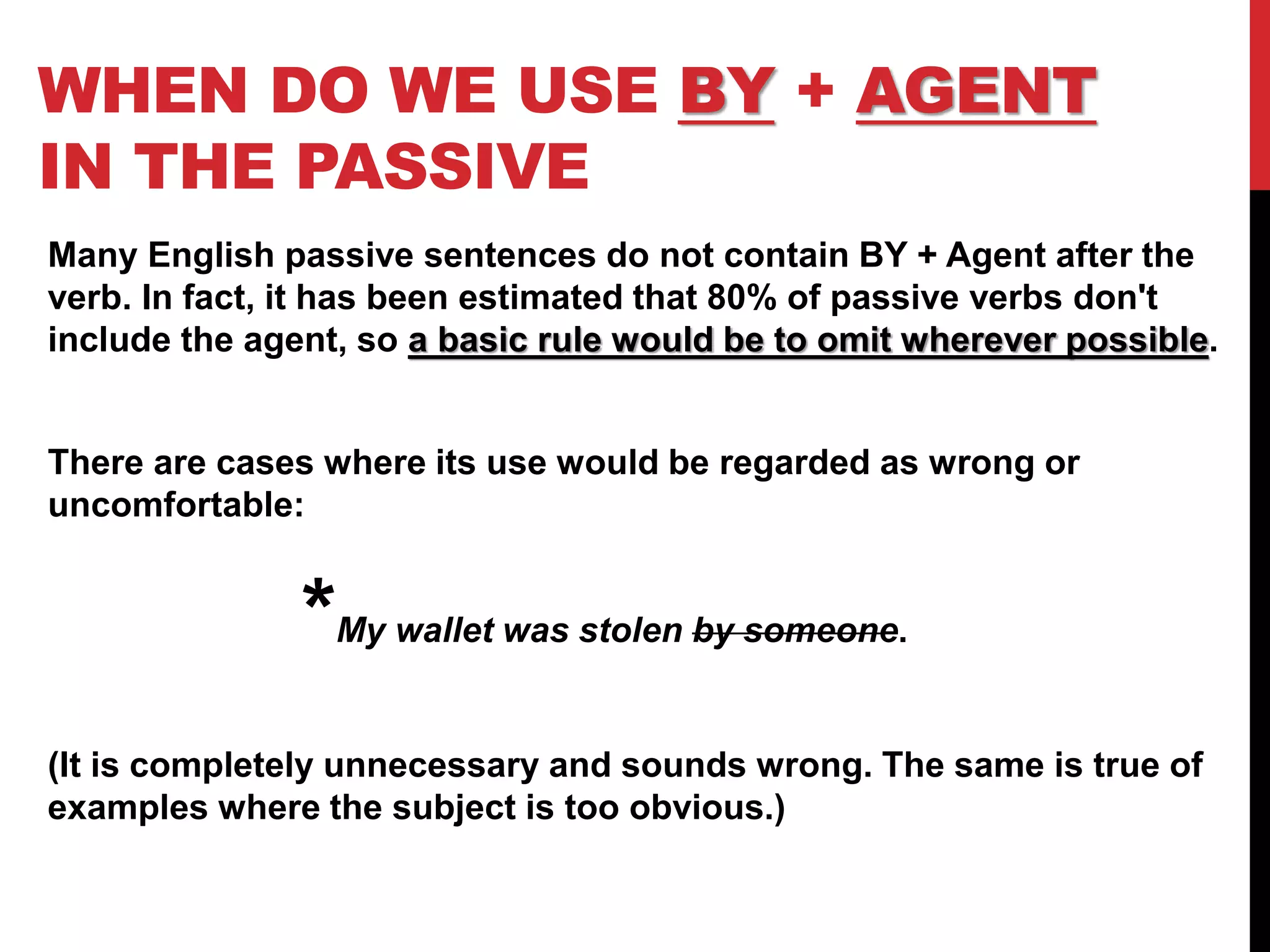 Passive Voice: an Introduction. | PPT