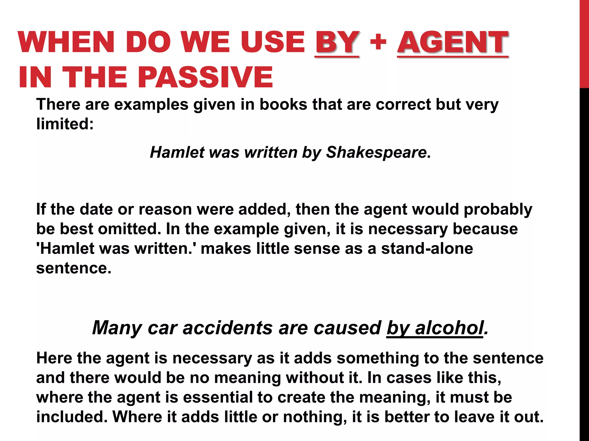Passive Voice: an Introduction. | PPT