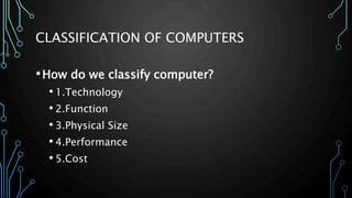 Lesson 2.0 definition, importance, and advantages of computers | PPTX