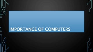 Lesson 2.0 definition, importance, and advantages of computers | PPTX