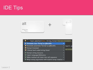 Android course Lesson2 | PPT