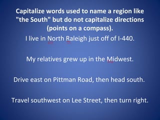 Lesson 2.1 capitalization rules | PPT