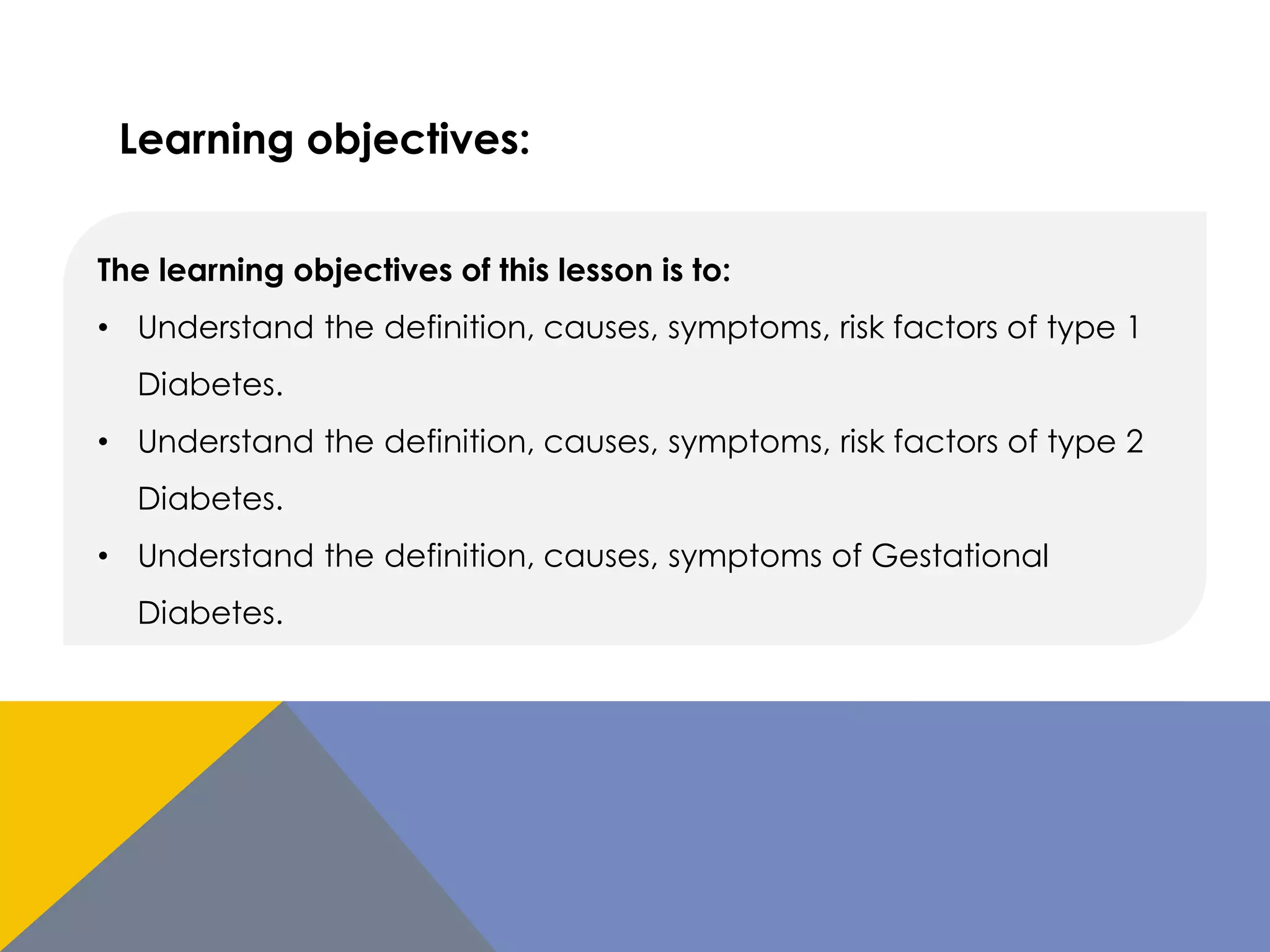 Types of Diabetes | PPTX