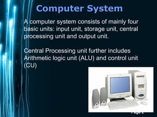 Lesson2.1 computer components rev2 | PPT
