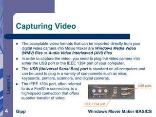 Lesson 2 Importing media | PPT