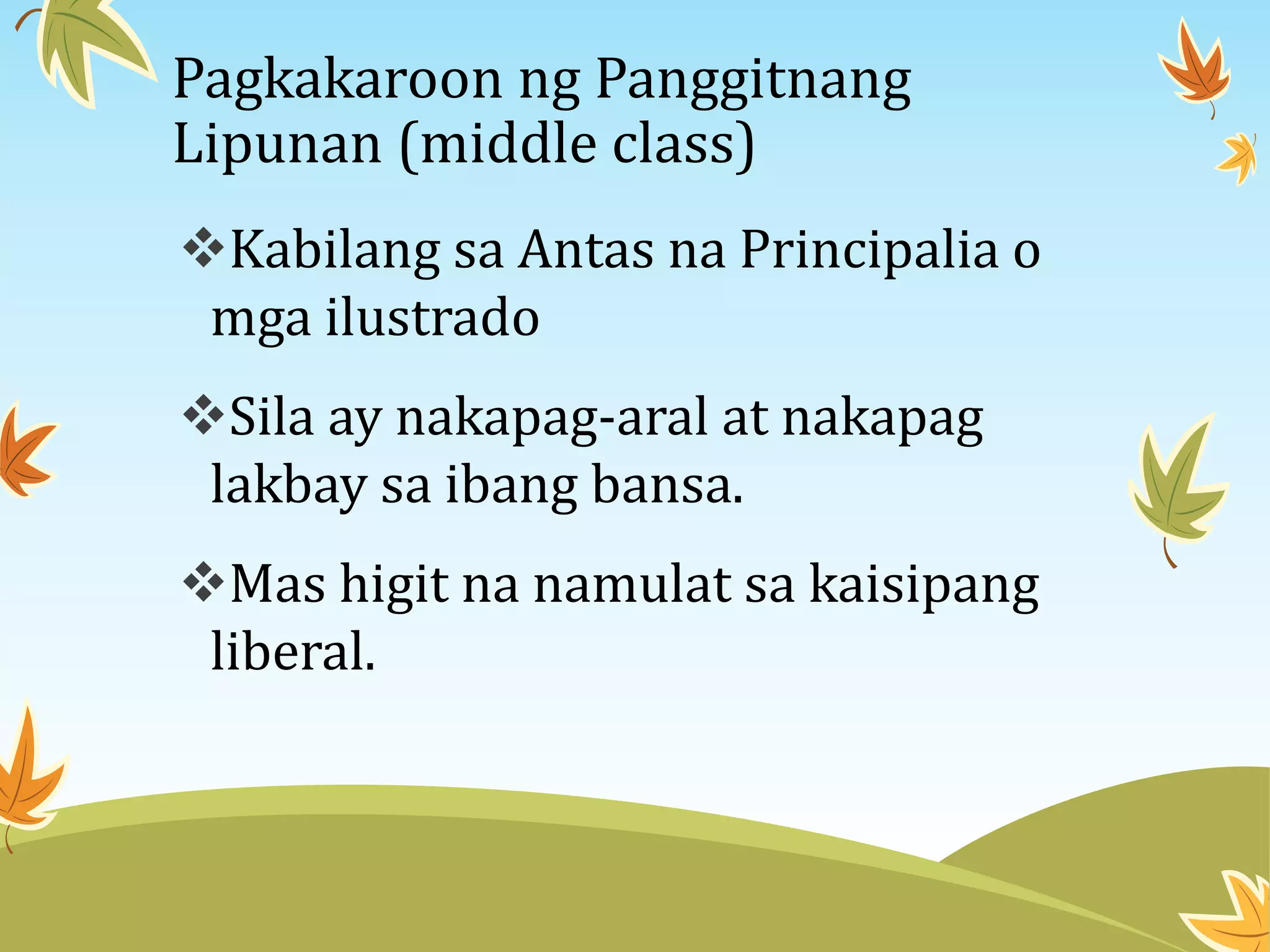 Pag usbong ng Liberal na Ideya | PPTX