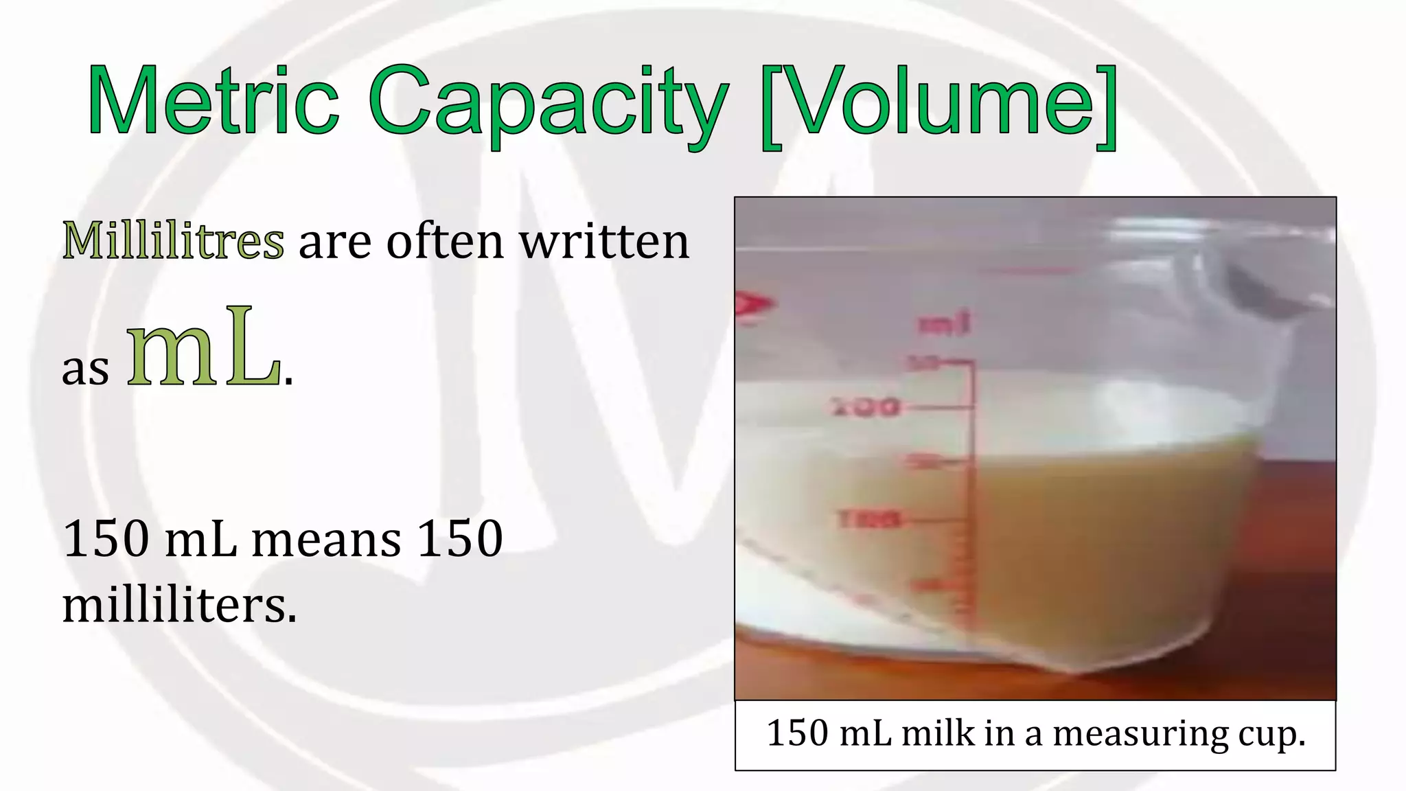 Lesson 2.3 measuring capacity | PPTX