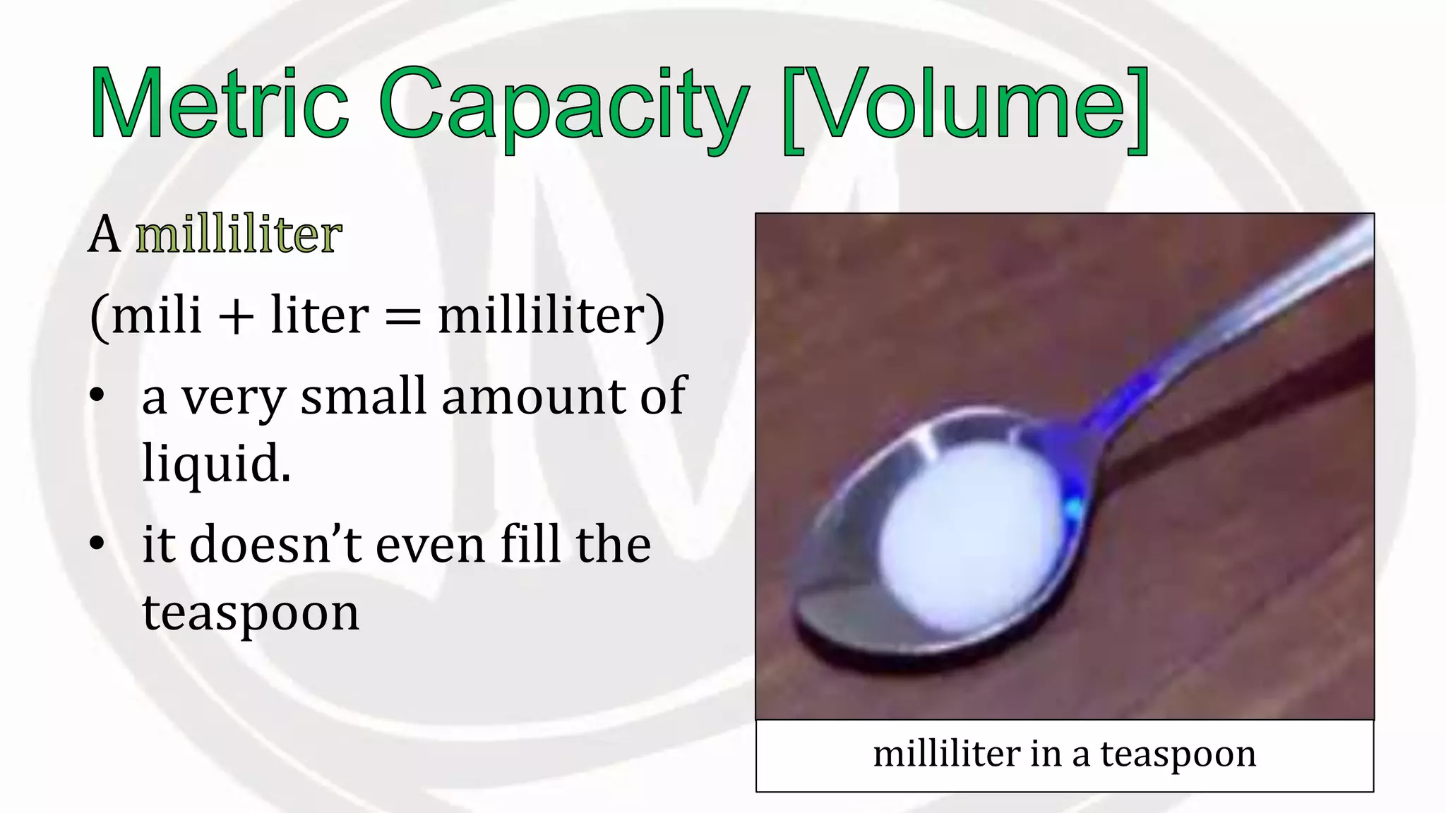 Lesson 2.3 measuring capacity | PPTX